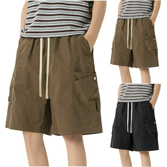 Akafmk Mens Athletic Shorts Summer Fashion Casual Loose Straight Leg ...