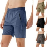 Akafmk Mens Outdoor Shorts Summer Thin Mesh Loose Fitting Basketball ...