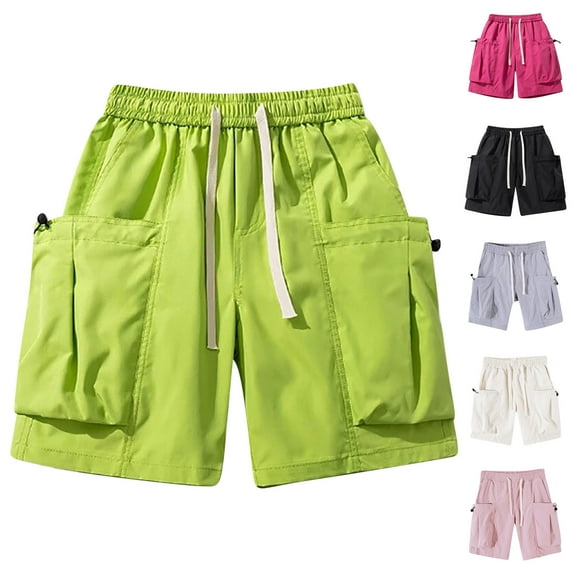 Akafmk Mens Sportswear Shorts Solid Color Performance Fabric Active ...