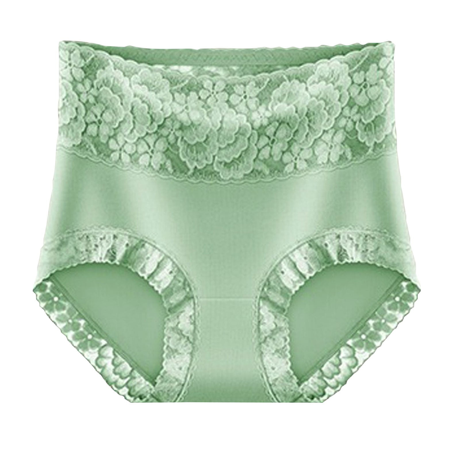 Akafmk Plus Size Underwear for Women High Waisted Lace Briefs Abdomen ...