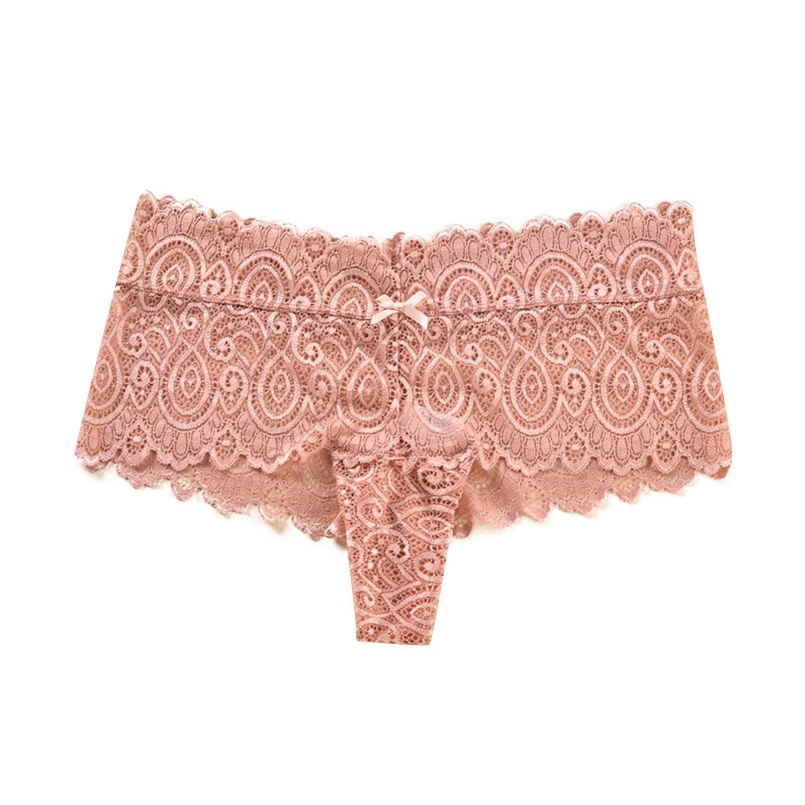 Akafmk Plus Size Underwear for Women Low Waisted Lace Briefs Large Size ...