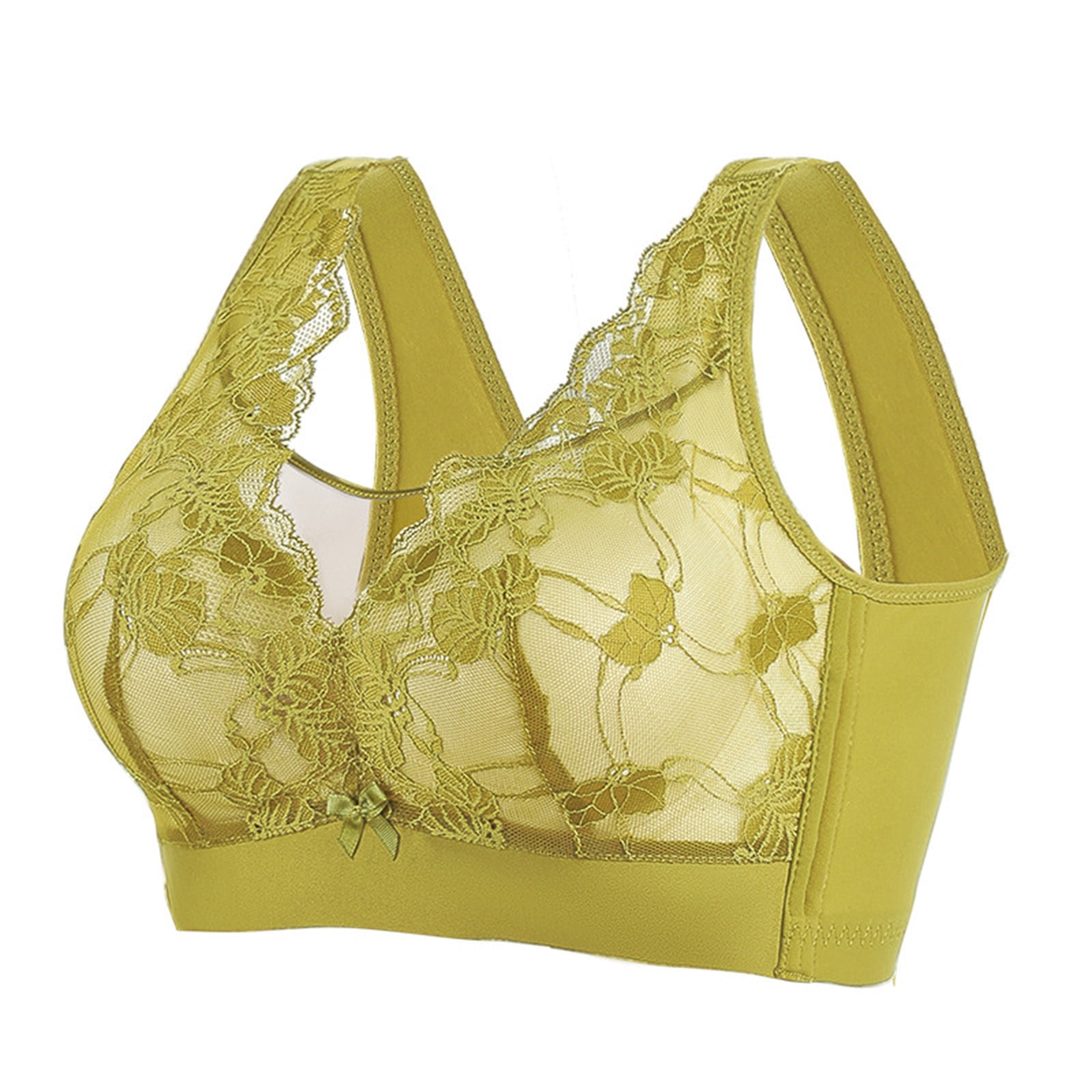 Akafmk Push Up Bra for Women,Wireless Seamless Lace Bra,Comfortable Underwear for Daily Wear ...