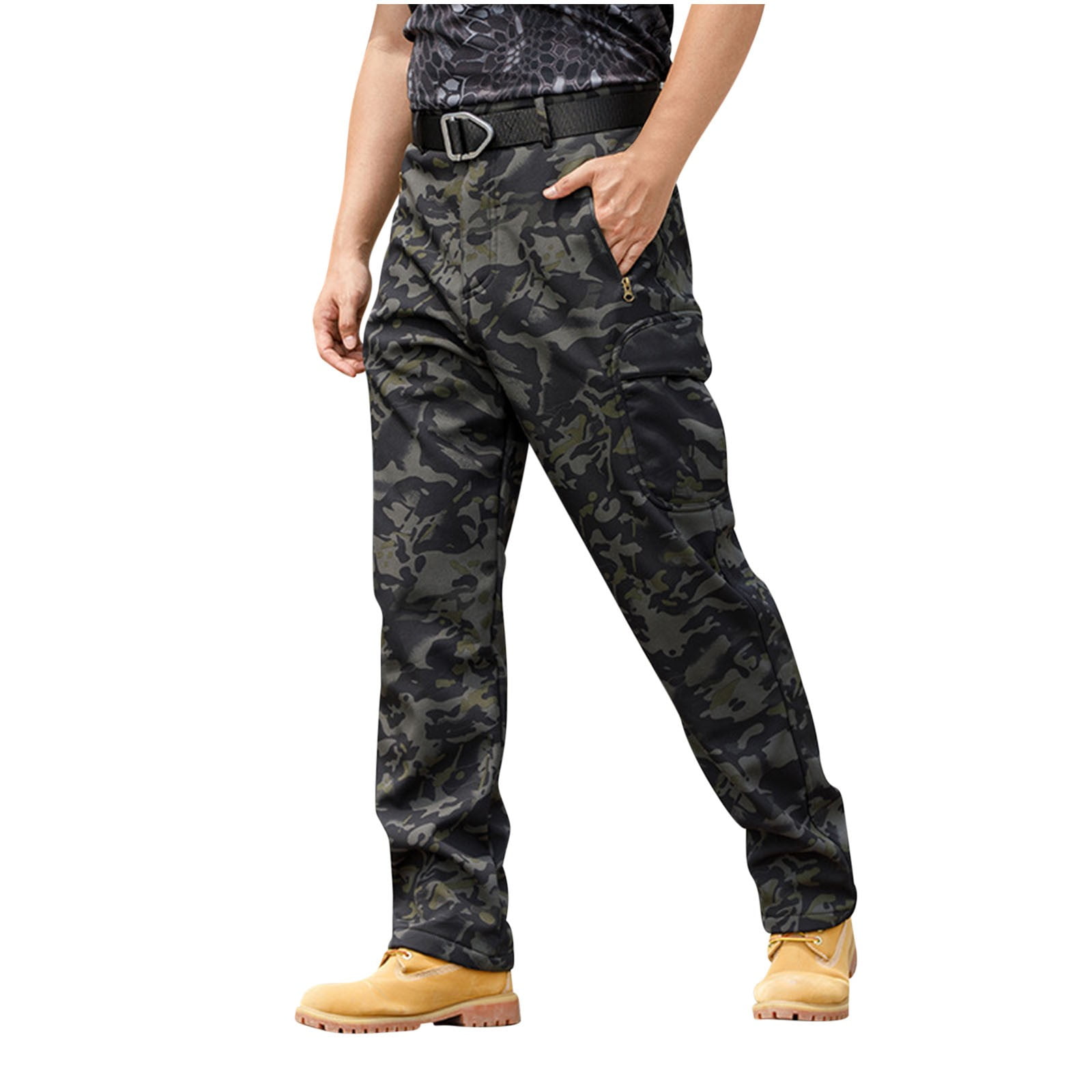 Akafmk Summer Cargo Pants for Men Lightweight Quick Dry Hiking Pants ...