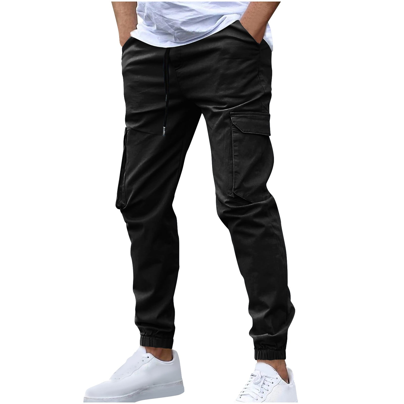 Akafmk Summer Cargo Pants for Men Lightweight Quick Dry Hiking Pants ...
