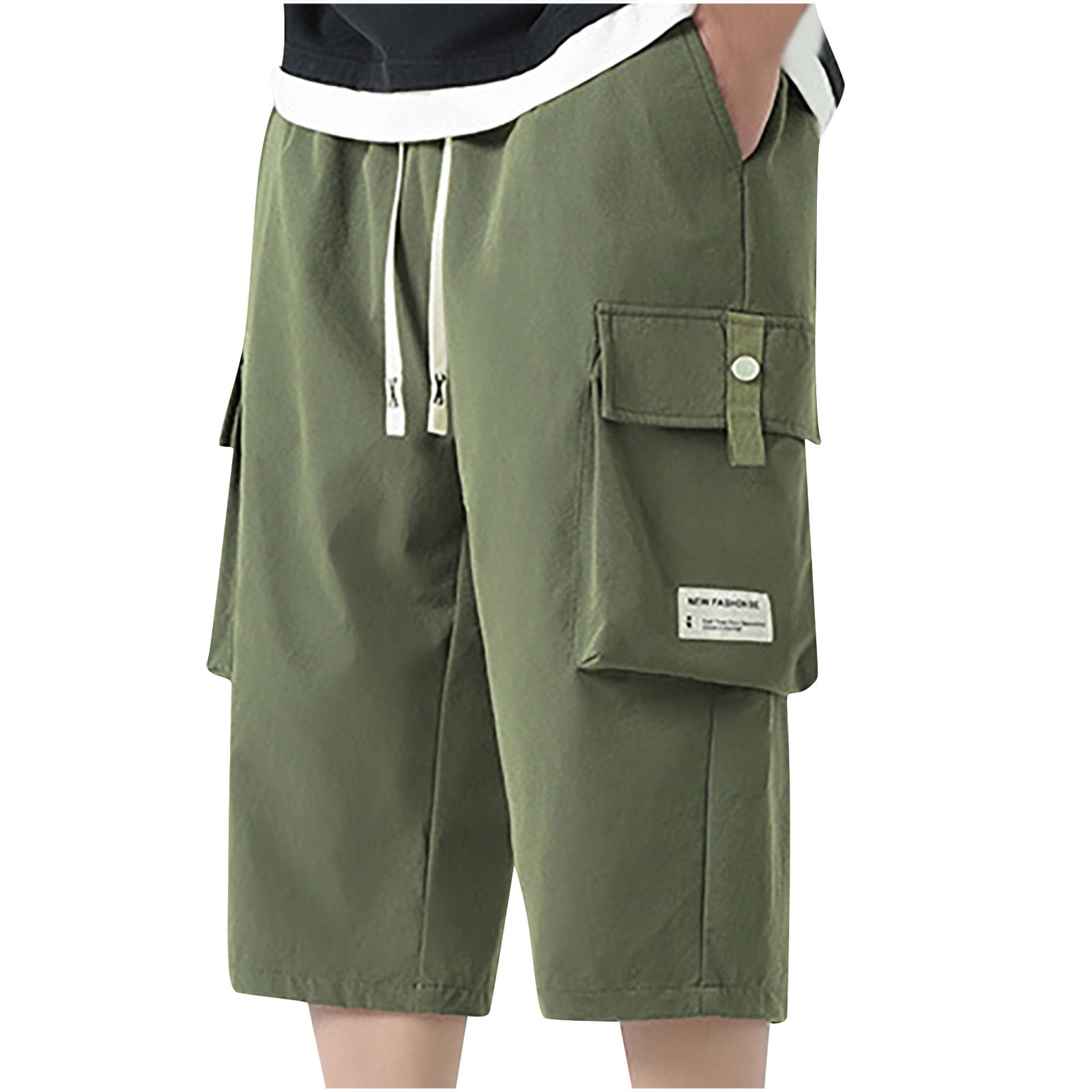 Akafmk Summer Cargo Shorts for Men Casual Work Shorts Relaxed Loose ...