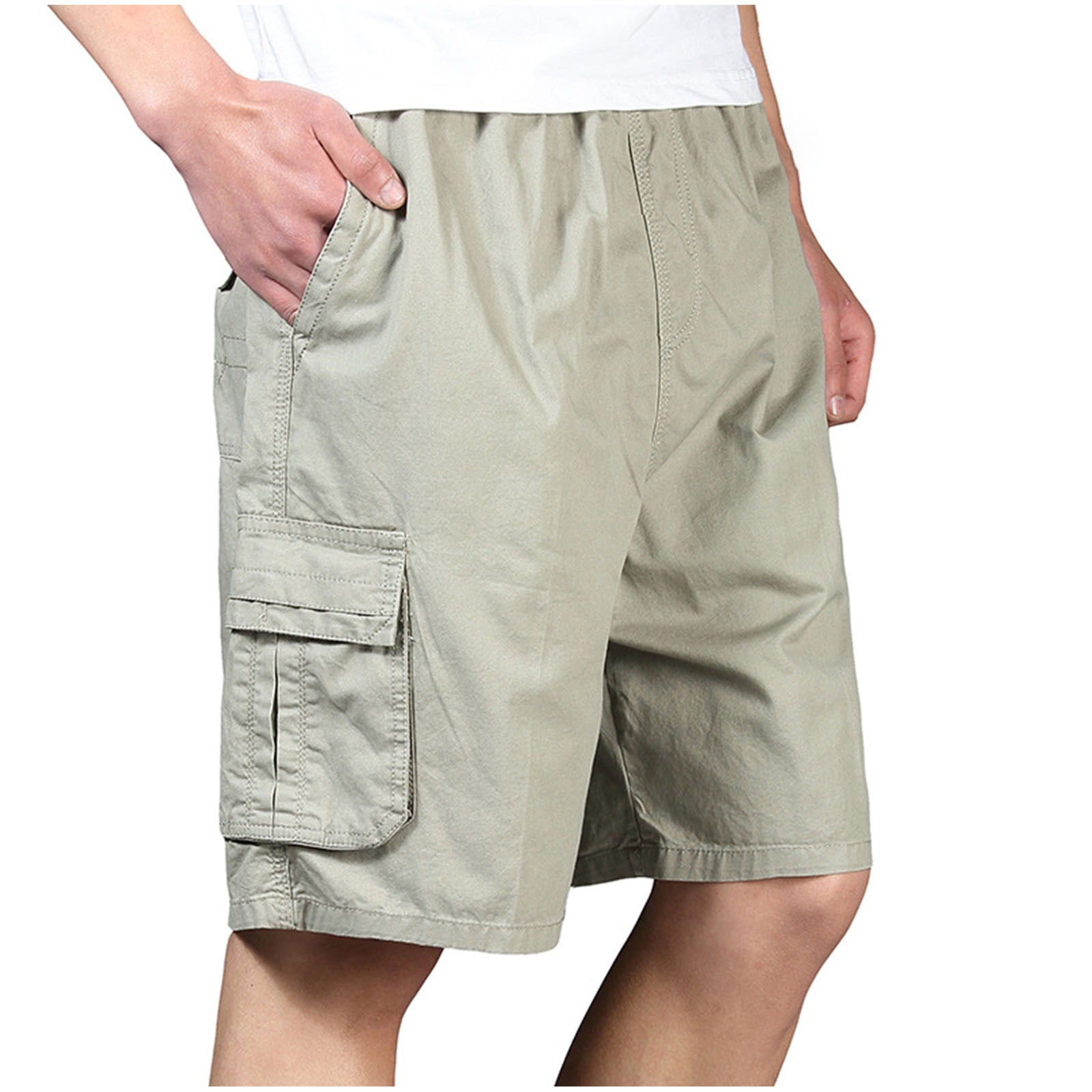 Akafmk Summer Cargo Shorts for Men Casual Work Shorts Relaxed Loose ...