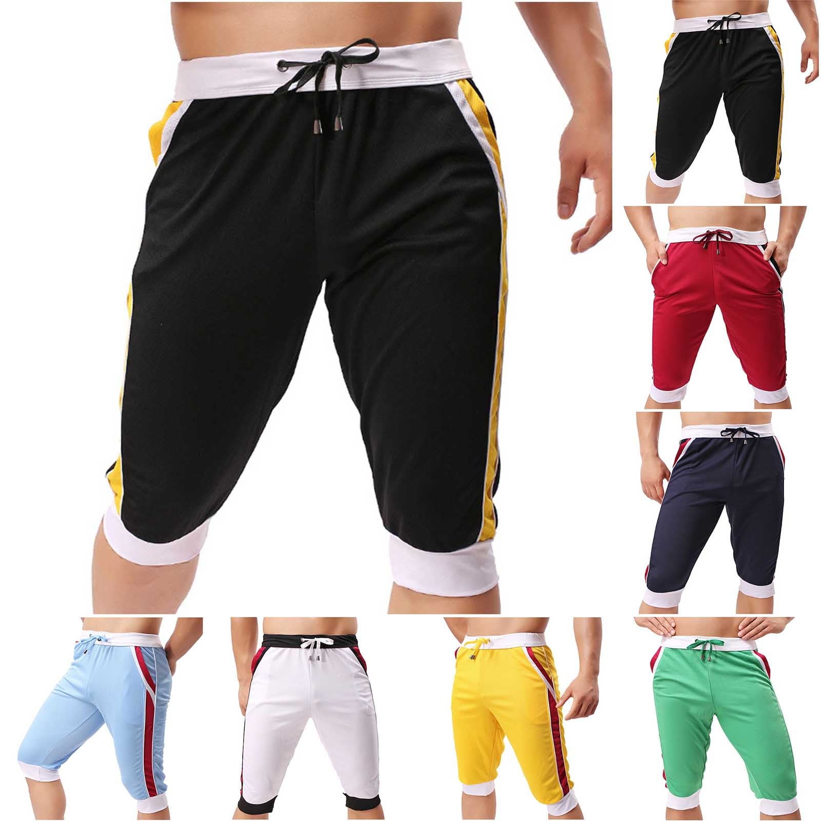 Akafmk Summer Men Casual Shorts Plus Size Swim Trunks Loose Fitting ...