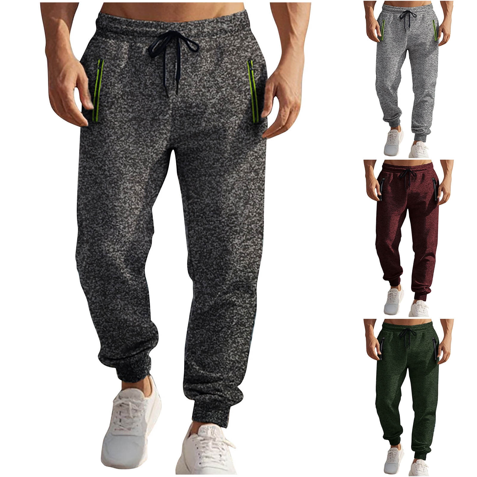 Akafmk Summer Mens Sweatpants Baggy Drawstring Athletic Jogger Pants ...
