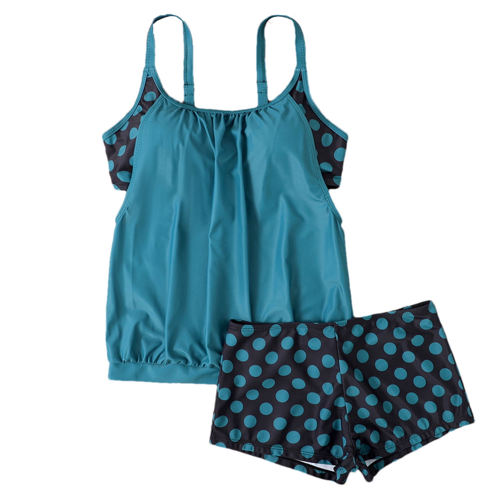Akafmk Tankini Swimsuits for Women Loose Fitting Printed Swim Tops with ...
