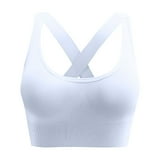 Akafmk Women's Sports Bra,High Support Wireless Bra for Yoga,No Show Comfortable Underwear for ...