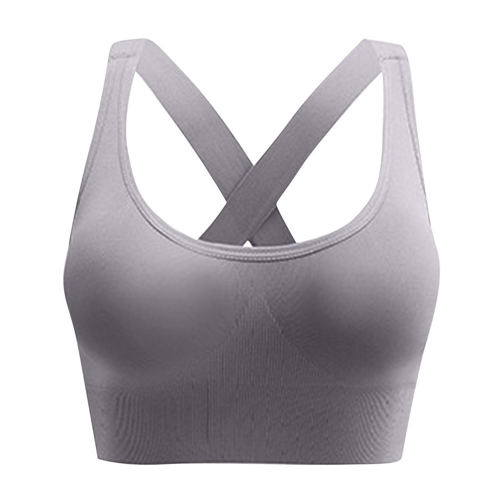 Akafmk Women's Sports Bra,High Support Wireless Bra for Yoga,No Show ...