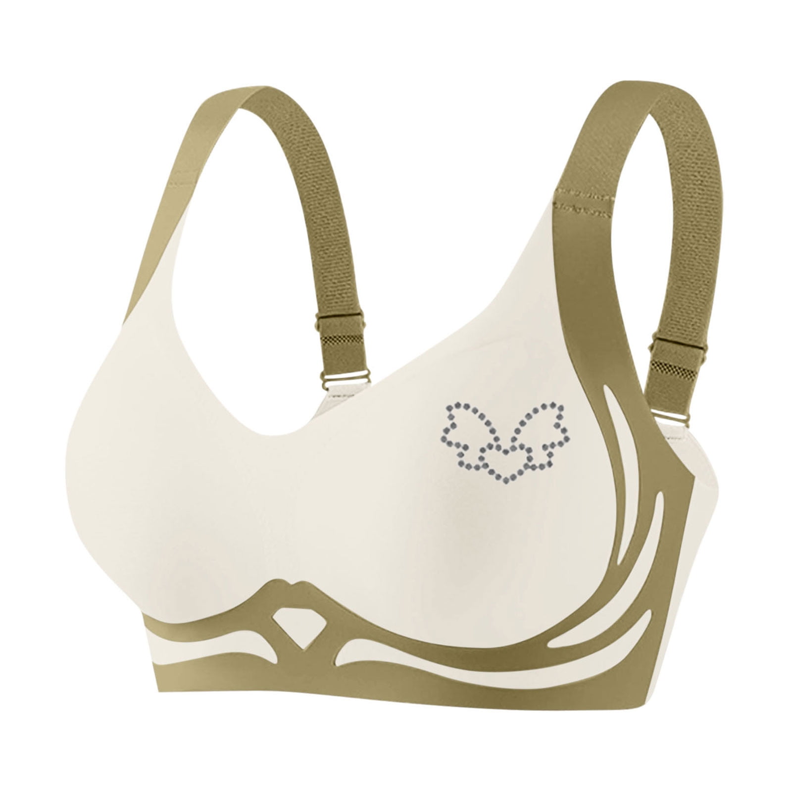 Akafmk Women's Sports Bra,High Support Wireless Bra for Yoga,No Show Comfortable Underwear for ...