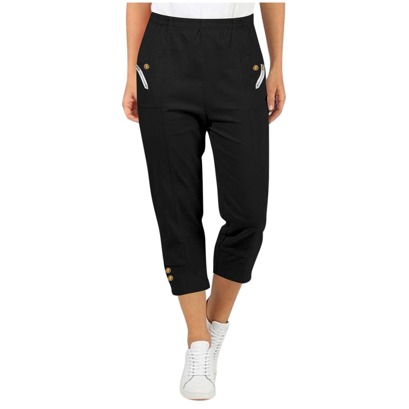 Akafmk Womens Cargo Pants,Hiking Pants for Outdoor,High Waist Jogger ...