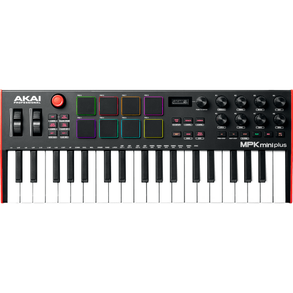 Akai Professional MIDI Studio Music MPK Mini Plus 37-Key Keyboard ...