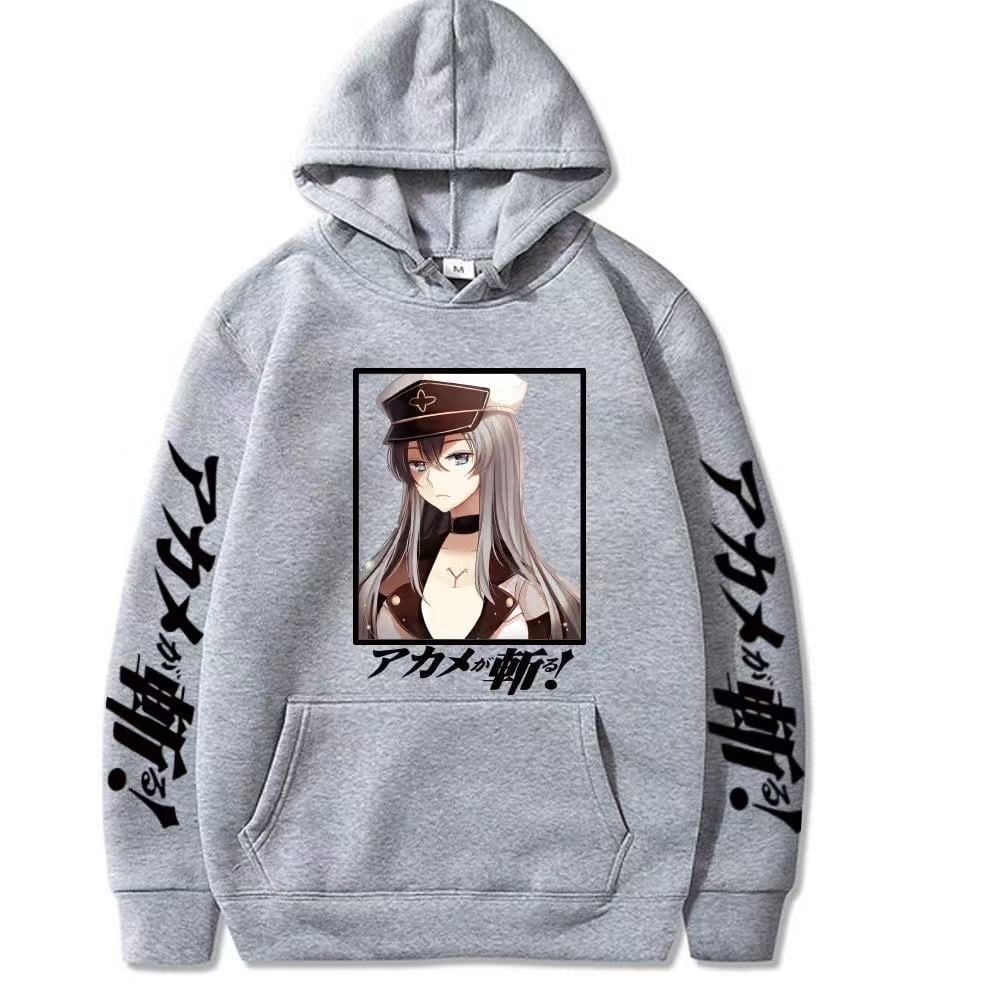 Akame Ga Kill· Red Eyes Unique Cosplay Printing HoodieCasual Sweatshirt ...