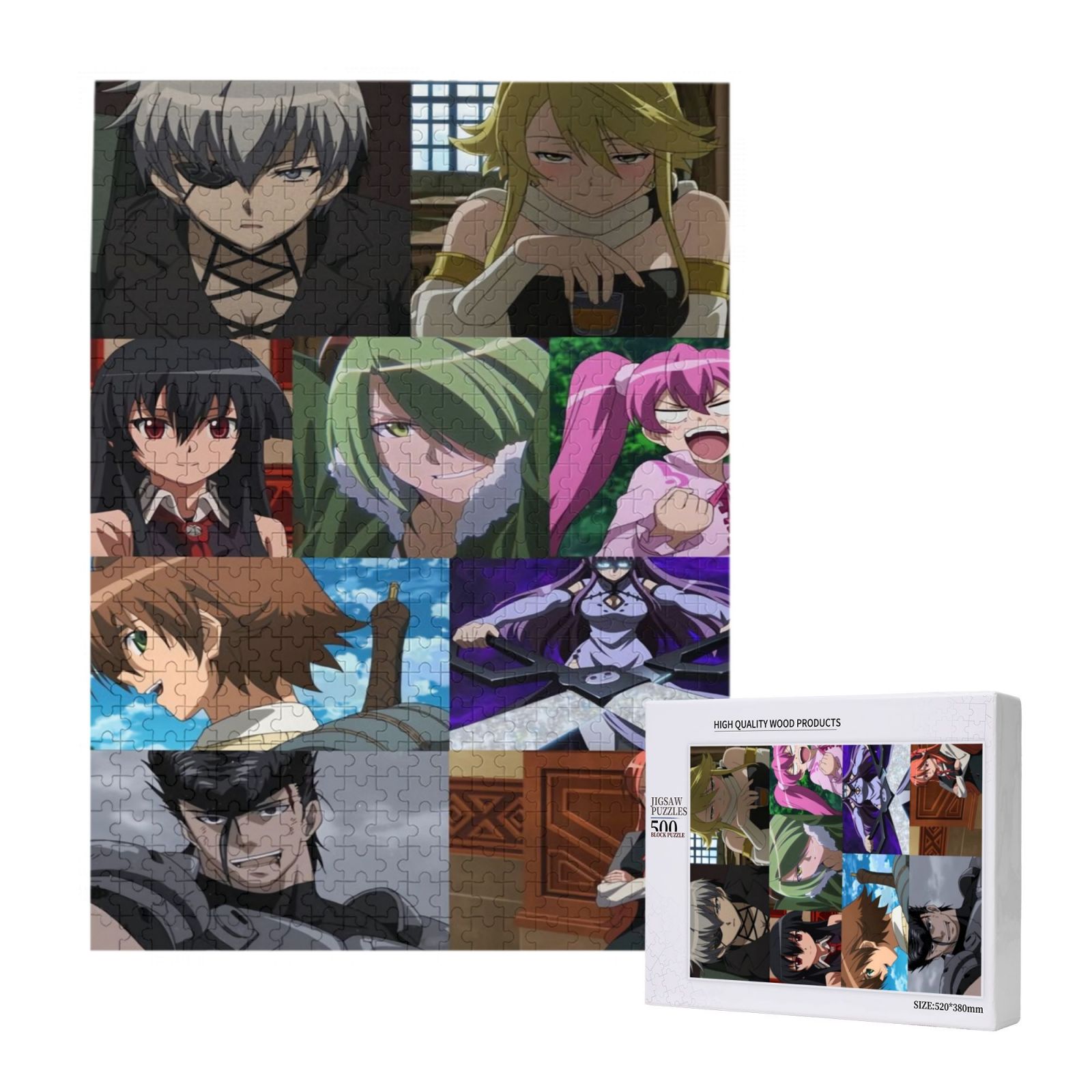 Akame ga KILL Anime Jigsaw Puzzles for Boy girl teen 300/500/1000 ...
