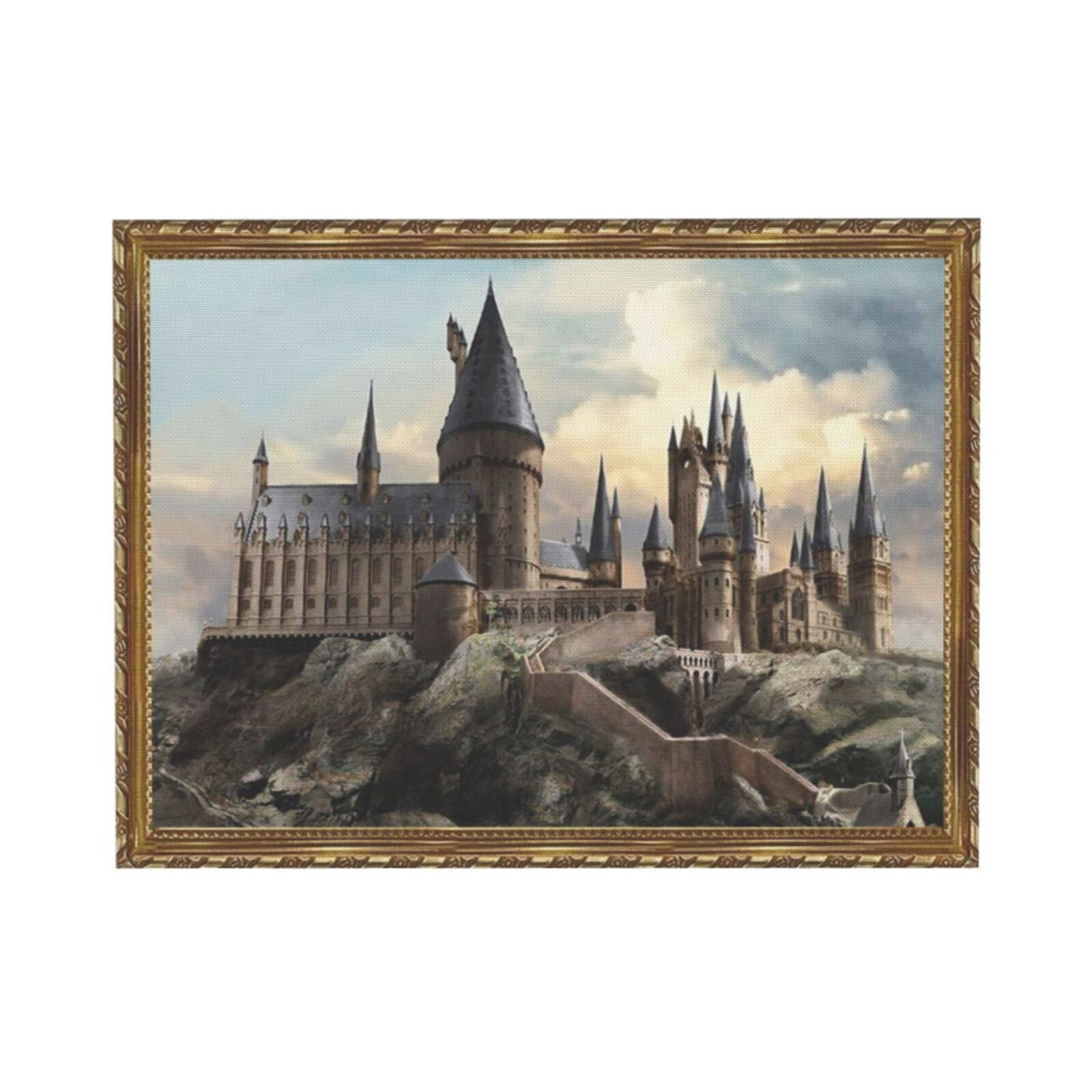 Akania Harry Potter Hogwarts Castle Poster Mural Artwork Canvas ...