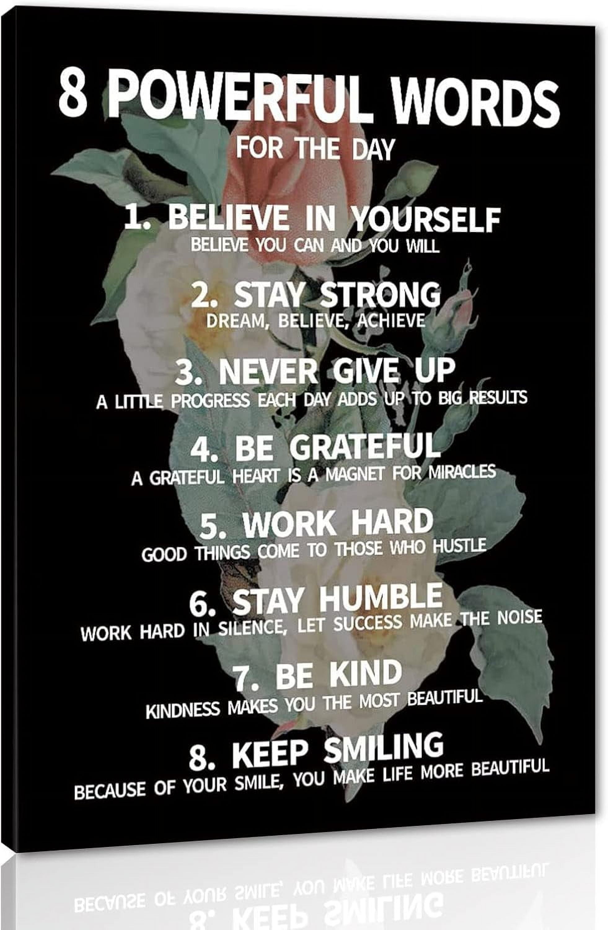 Akania Inspirational Office Quotes Sayings - 8 Powerful Words for The ...