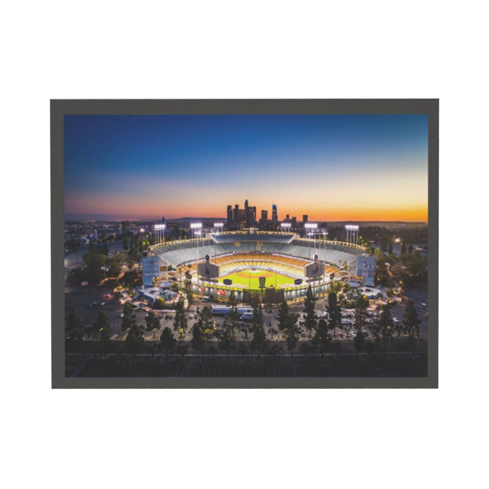 Akania Los Angeles LA Dodger Stadium Poster Print Canvas Wall Home ...