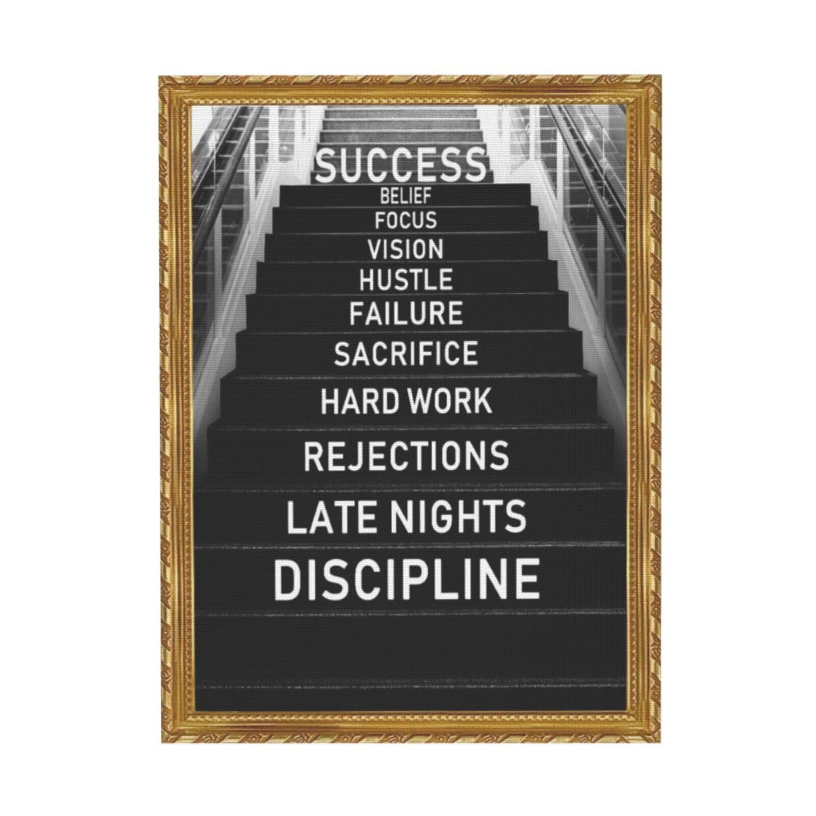 Akania Motivational Office Art for Men Go Toward Success Inspirational ...