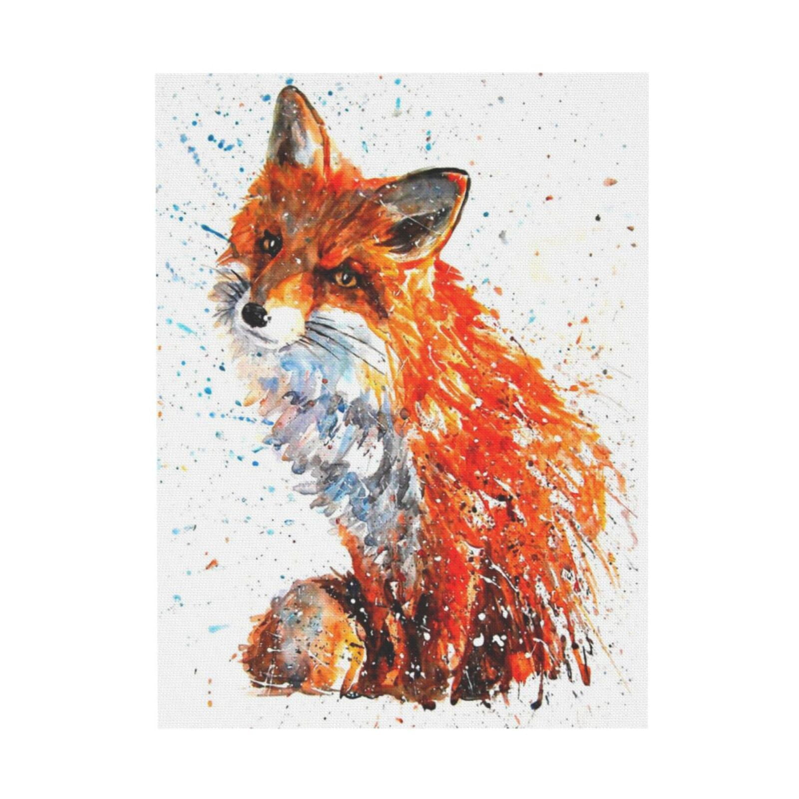 Akania Wild Animals Poster 8"x12" Wall Art Canvas Print Gift for Living ...