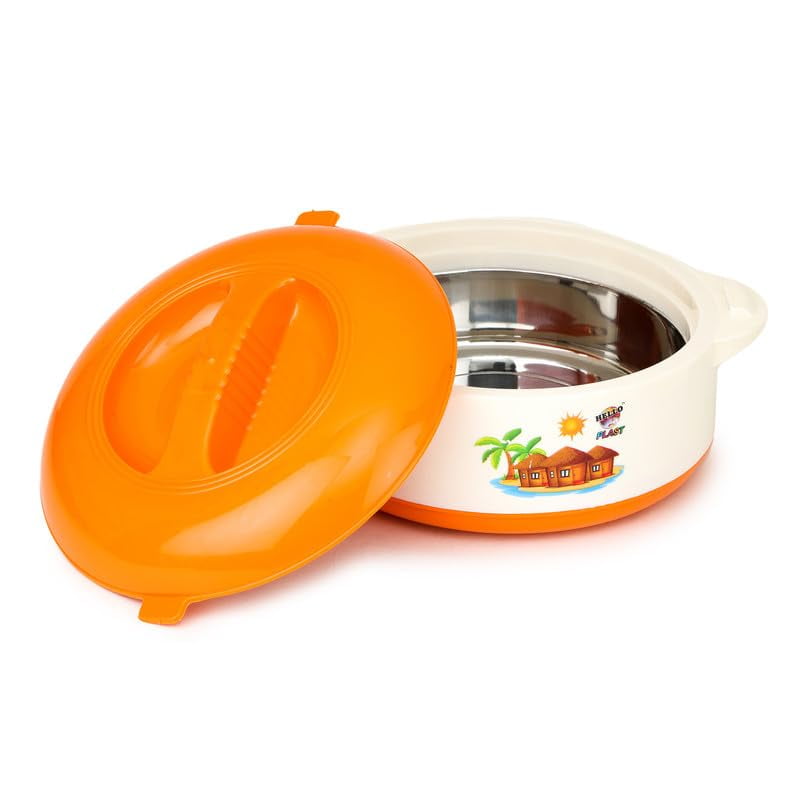 Akash Steel and Plastic Store Casserole Box for Food Searving Inner ...