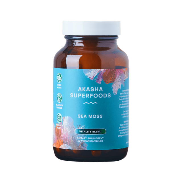 Akasha Superfoods Sea Moss Vitality Blend Capsules - Walmart.com