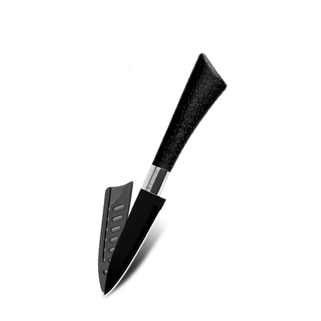 Akatsuki 4-inch Paring Knife Stainless Steel Kitchen Knives Black ...