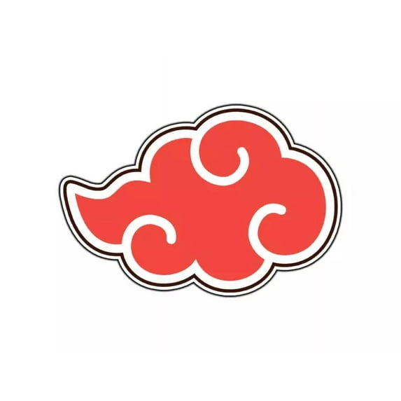 Akatsuki Logo Waterproof Sticker Phone Decal Water Bottle Stickers Car ...