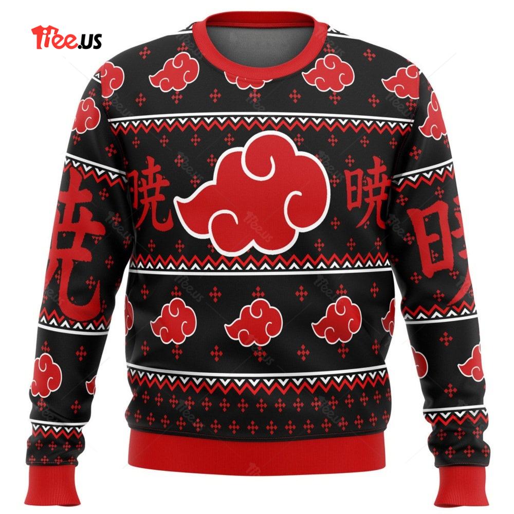 Akatsuki Naruto Sweatshirt Anime Christmas Sweater - Walmart.com