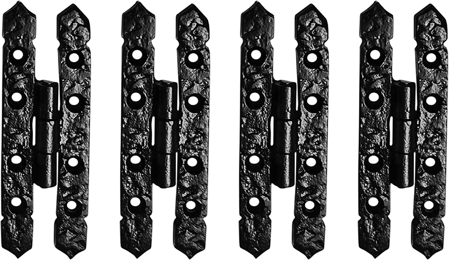 Akatva Cabinet Hinge Set - 4-Piece Cabinet Hinges for Wooden and Metal ...