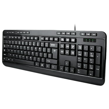 USB MULTIMEDIA KEYBOARD BLACK W/2 USB BUS POWERED HUBS HOT KEYS ...