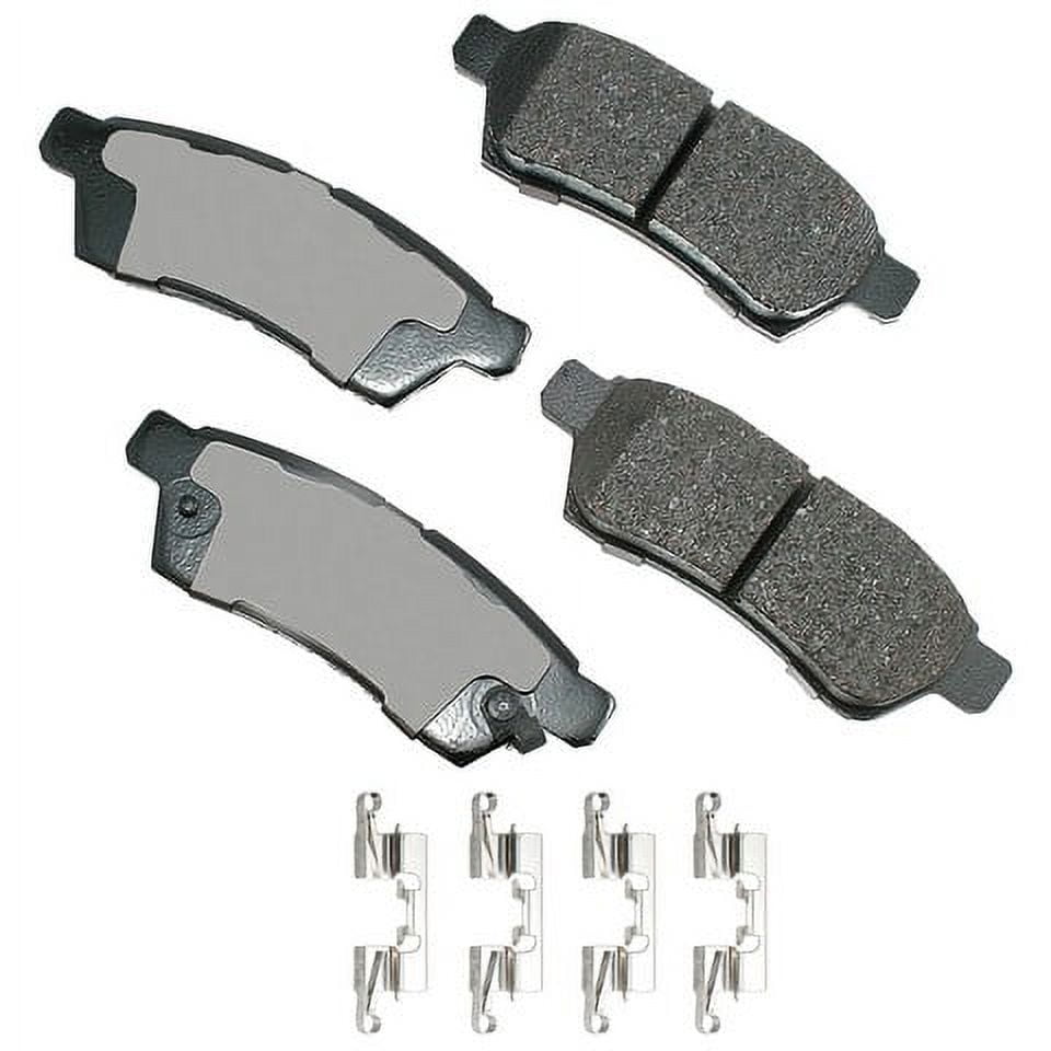 Akebono ASP1100A Disc Brake Pad Kit Fits select: 2005-2020,2022-2023 ...