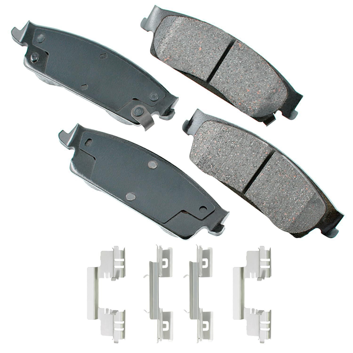 Akebono ASP1194A Disc Brake Pad Kit Fits select: 2008-2013 CHEVROLET ...