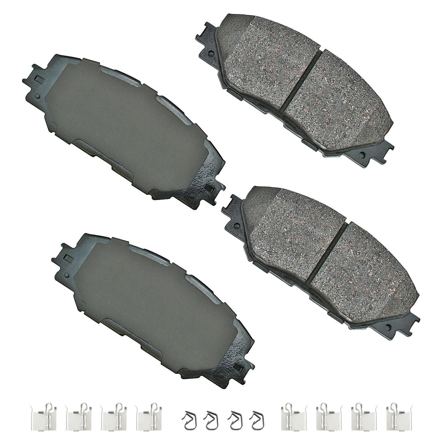Akebono ASP1210A Disc Brake Pad Kit Fits select: 2006-2018 TOYOTA RAV4 ...