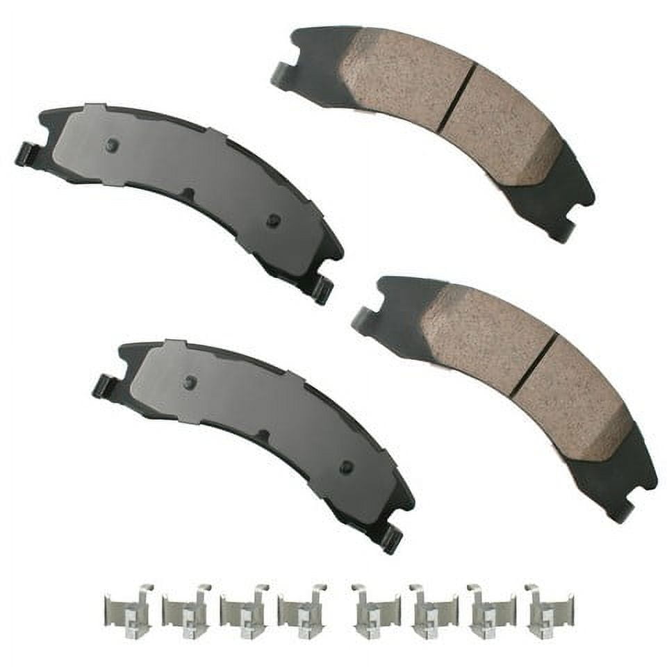 Akebono ASP1329 Disc Brake Pad Kit Fits select: 2008-2019,2021-2022 ...