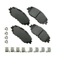 Akebono ProACT ACT2076 : Front Ceramic Brake Pads, Ultra-Premium, 4 ...