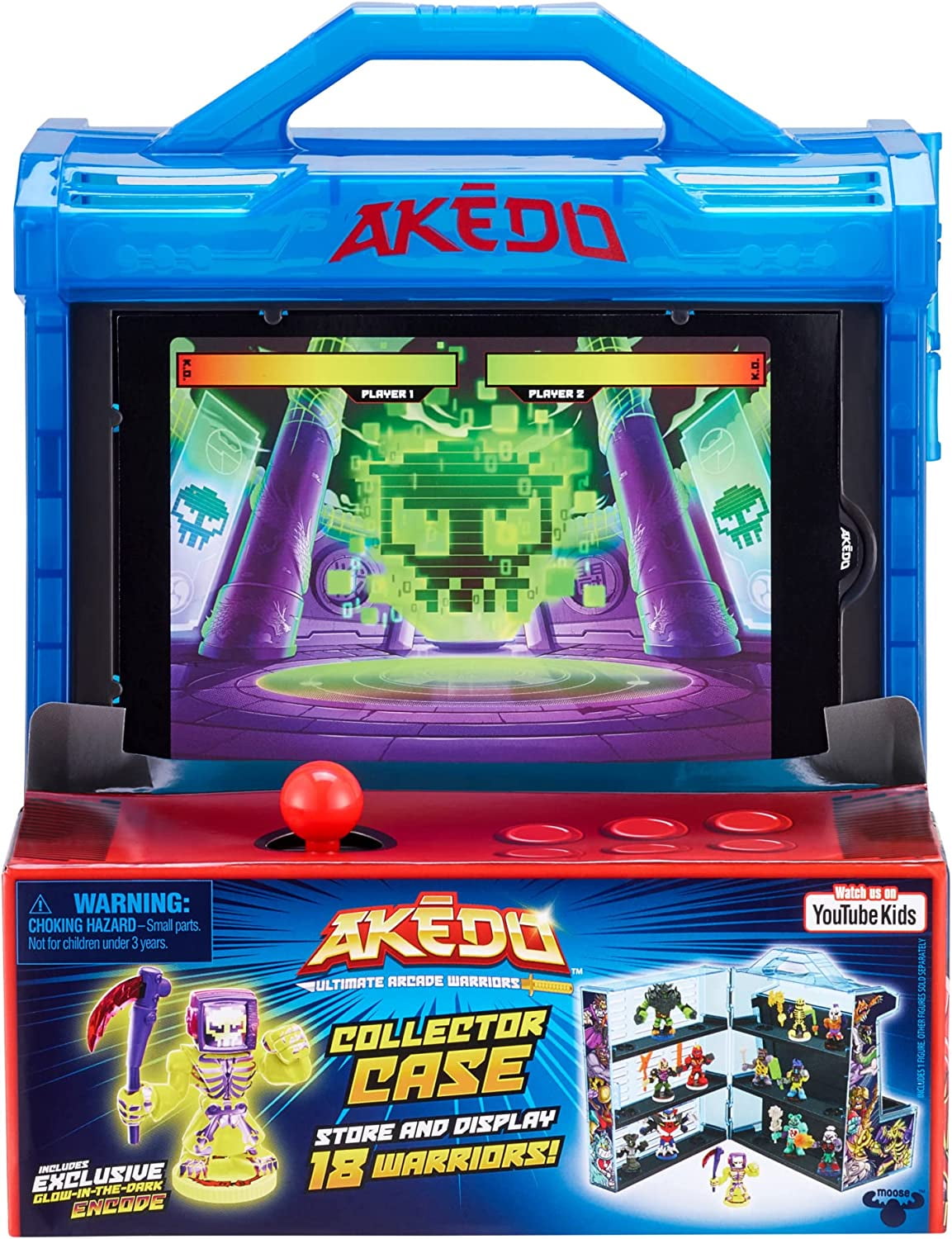 Akedo Toys - Arcade Warriors Collector Case, Battling Characters, 14241 ...