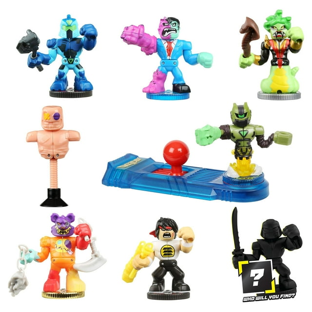 Akedo Ultimate Arcade Warriors Starter Pack - Mini Battling Action Figures - Walmart.com