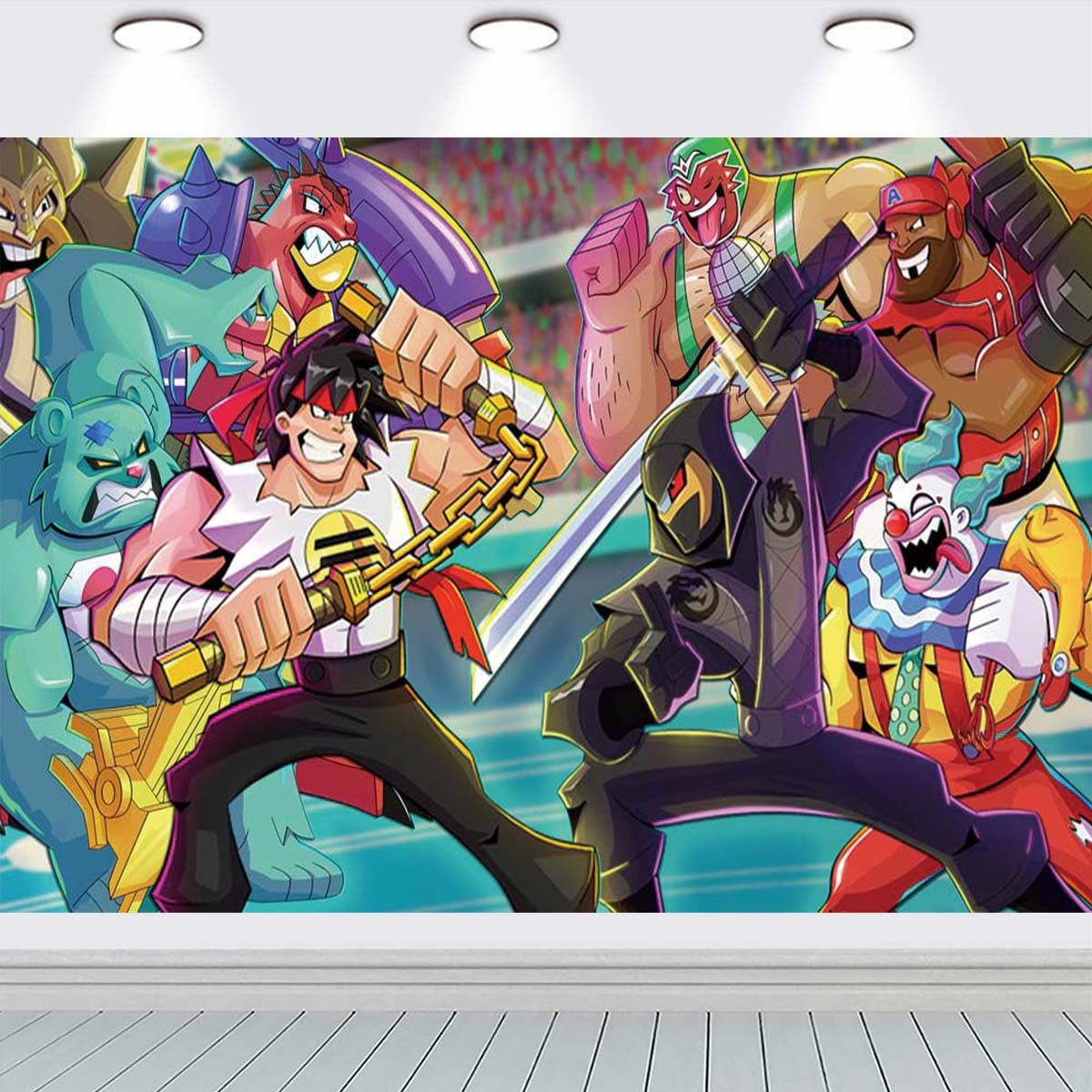 Akedo Ultimate school Backdrop Background Banner Birthday Party ...