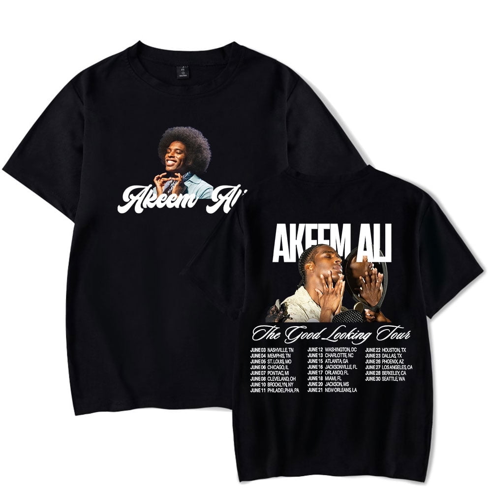 Akeem Ali Merch T-shirt Fashion Unisex Short Sleeve Cool Printed Logo ...
