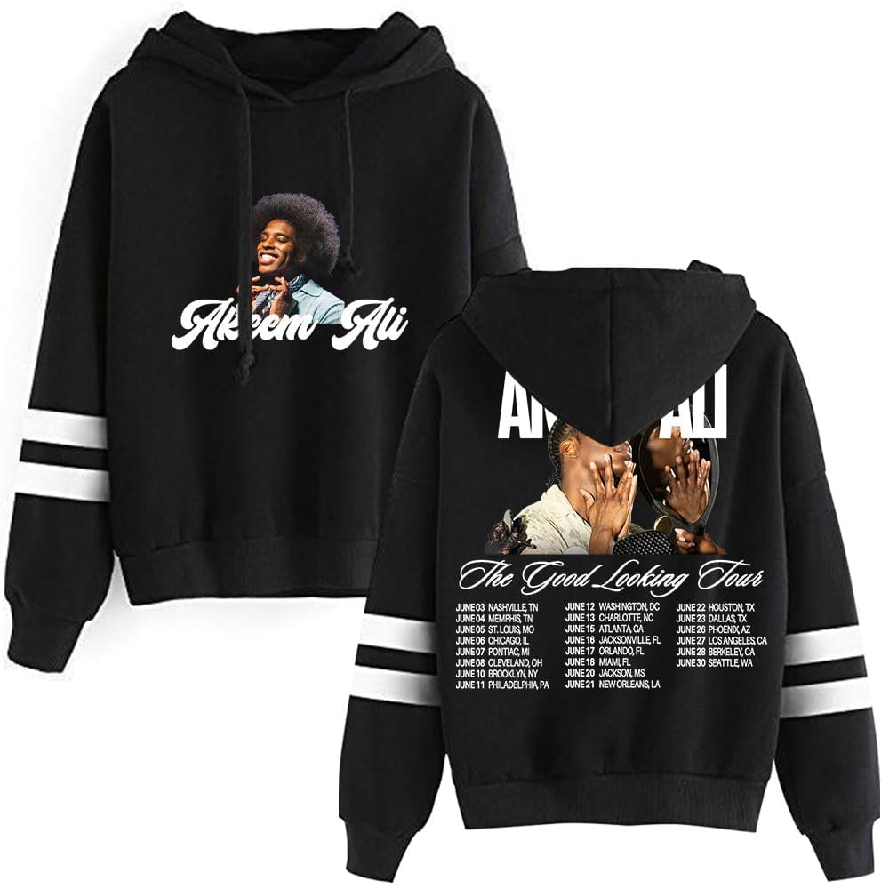 Akeem Ali The Good Looking Tour 2025 Hoodies Women Men Long Sleeve ...