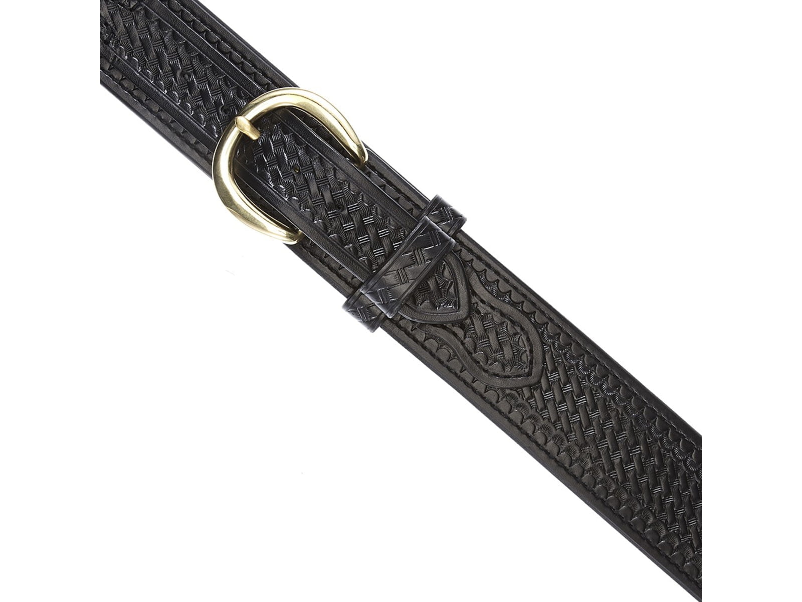 Aker Leather Model B06 2.25inch Leather Lined River Belts, 50 in ...