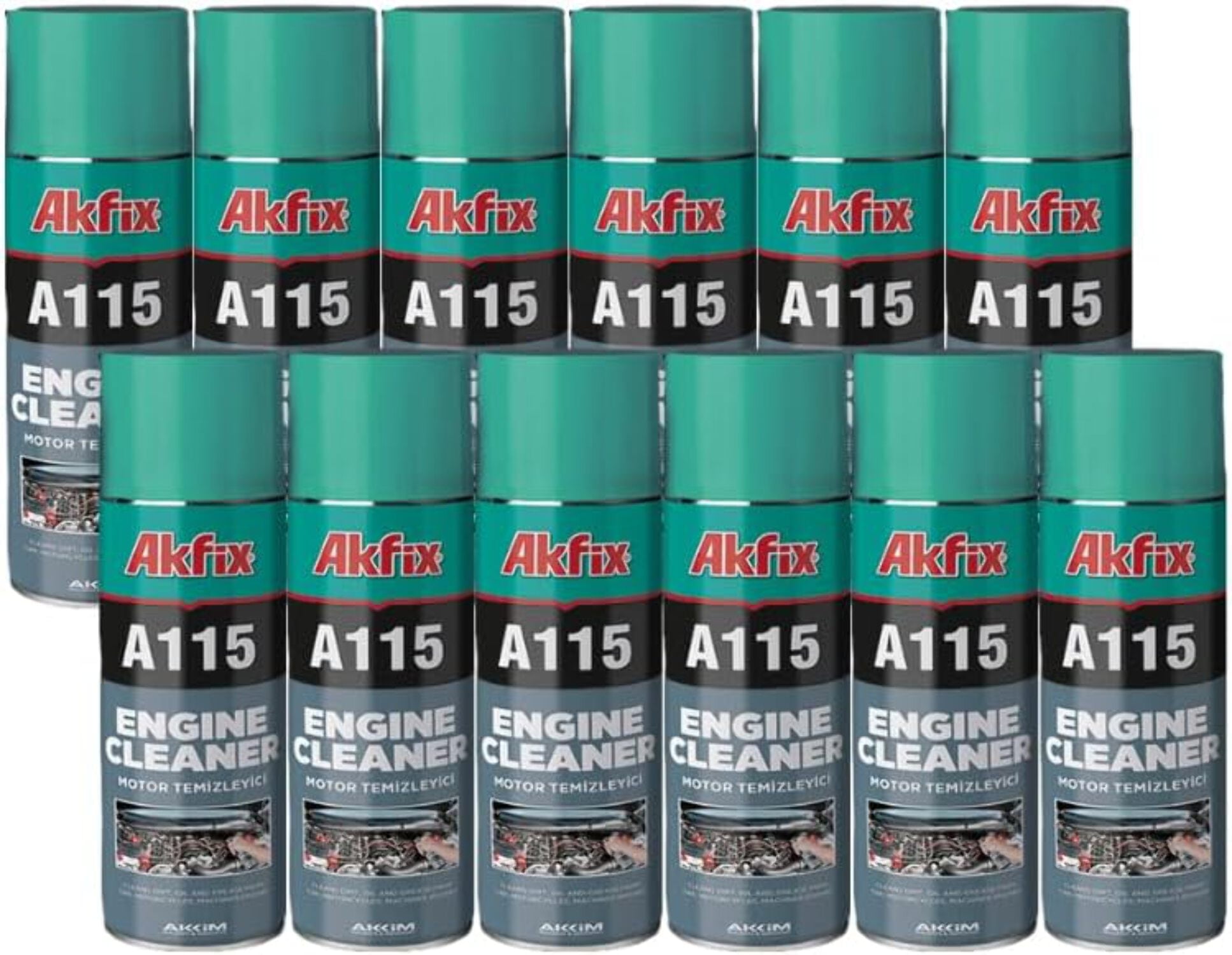 Akfix A115 Engine Cleaner and Degreaser 12 Oz.-12 Pack - Walmart.com