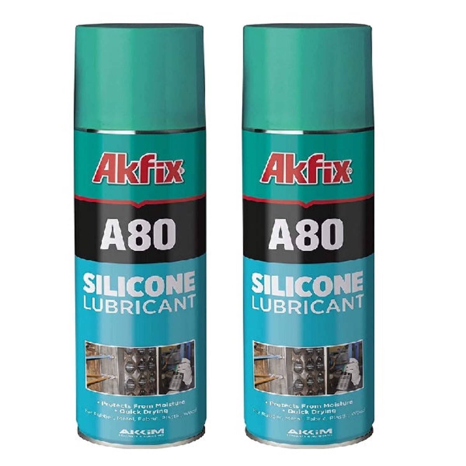 Akfix A80 Silicone Lubricant Spray 13.5 fl oz-2 Pack - Walmart.com