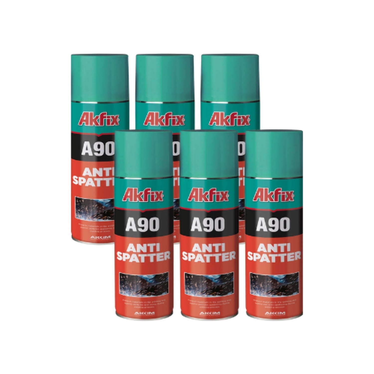 Akfix A90 Anti Spatter Spray 12 oz-6 Pack - Walmart.com
