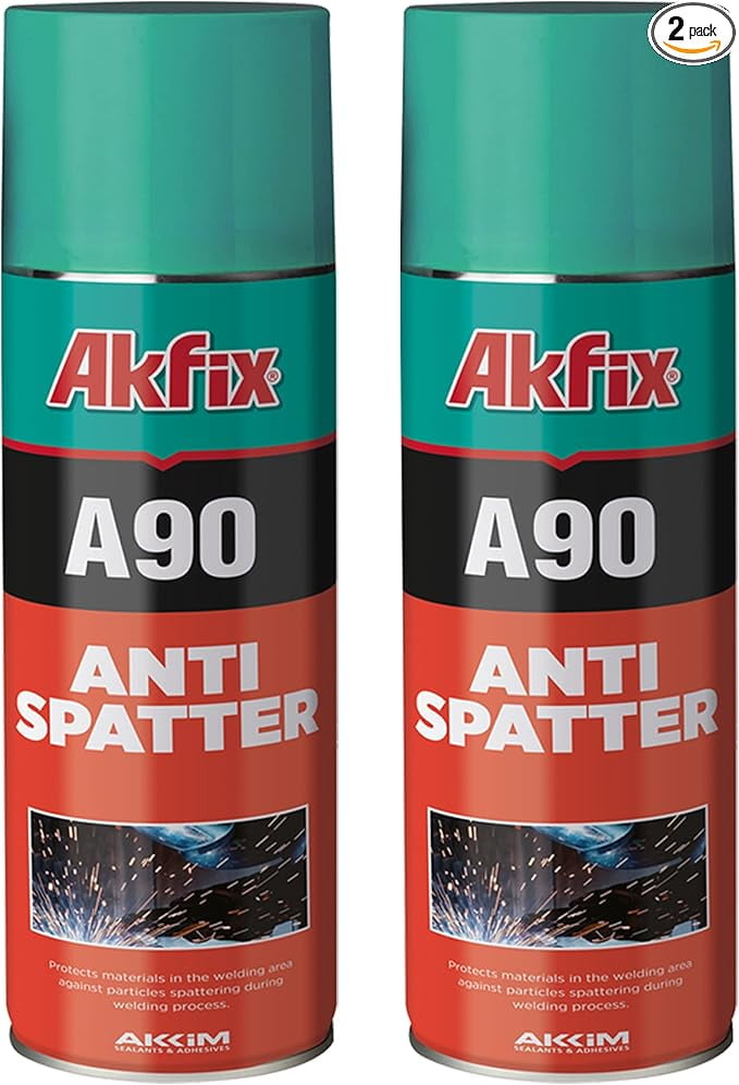 Akfix A90 Anti Spatter Welding Spray (2x12 Oz.) - Heavy Duty Welding ...