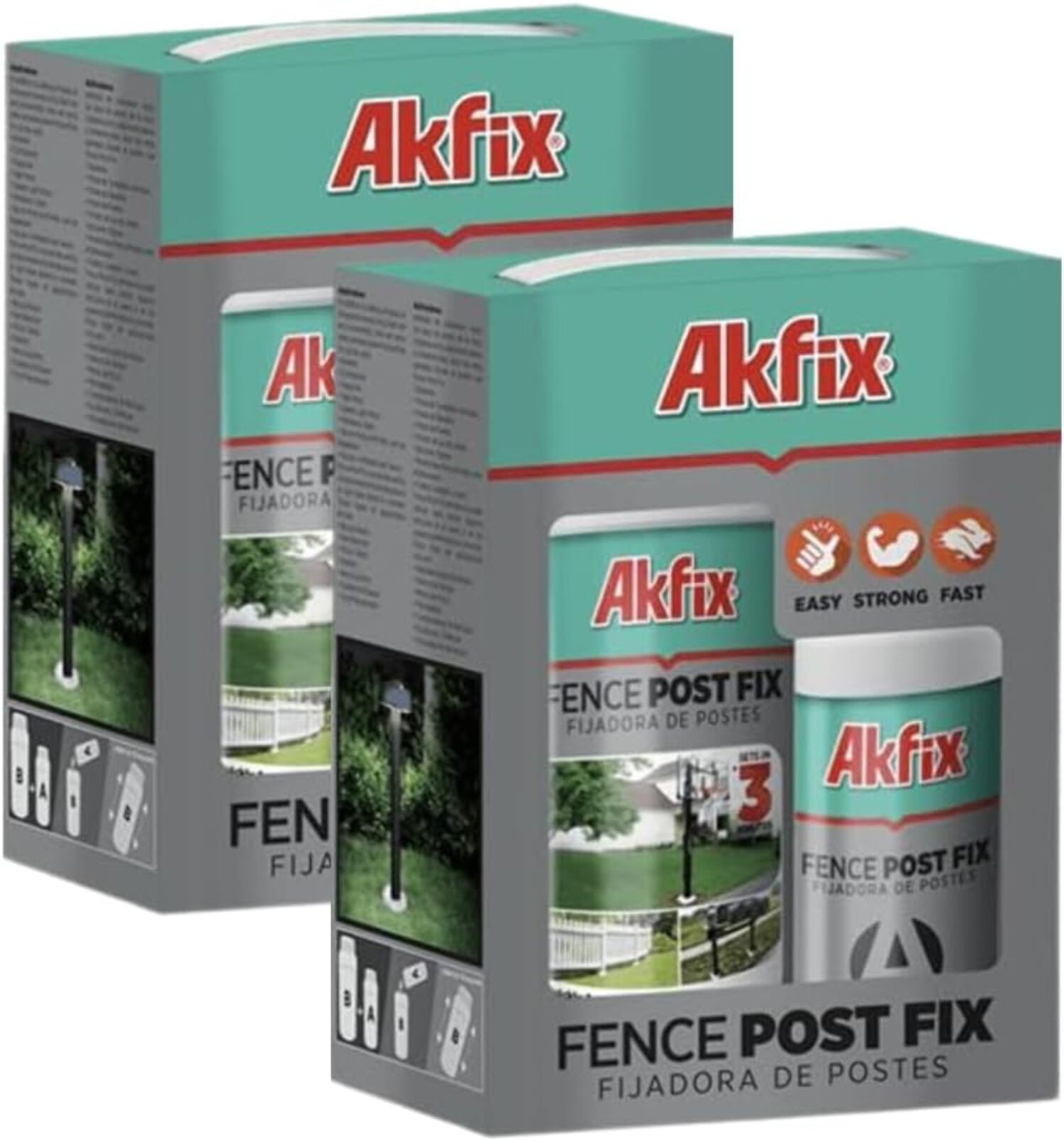 Akfix Fence Post Fix, Fence Post Foam 23.8 oz-2 Pack - Walmart.com