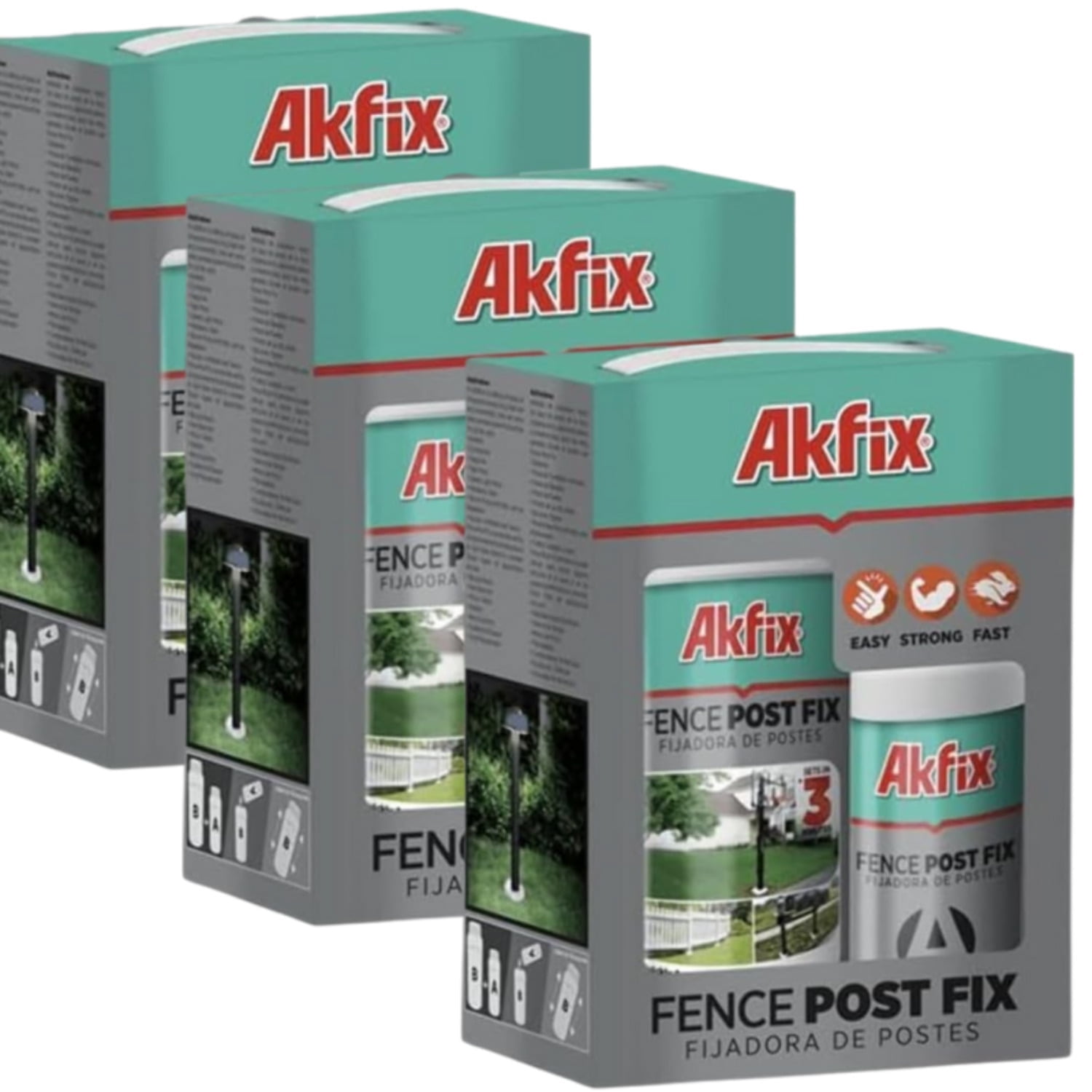 Akfix Fence Post Fix, Fence Post Foam 23.8 oz-3 Pack - Walmart.com