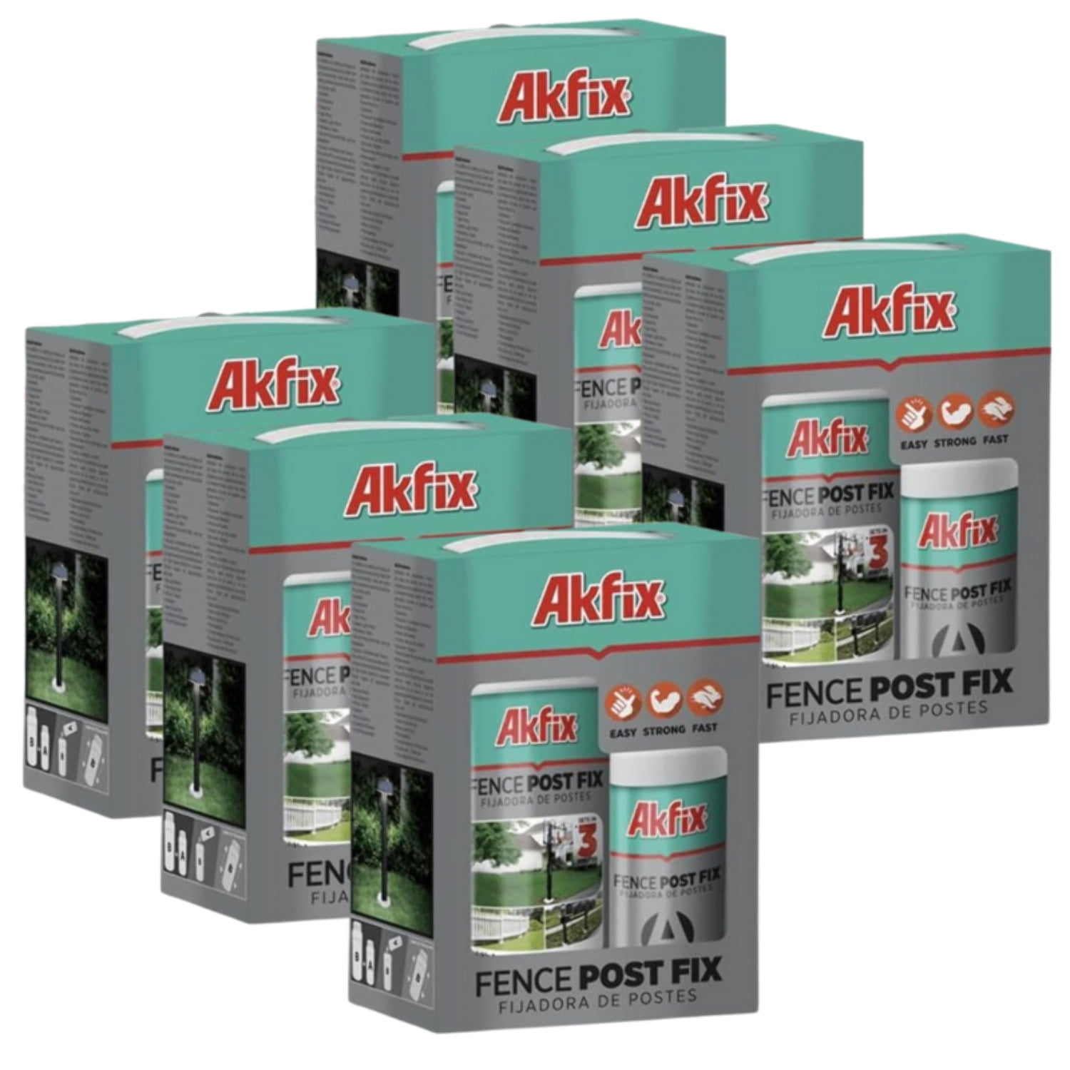 Akfix Fence Post Fix, Fence Post Foam 23.8 oz-6 Pack - Walmart.com